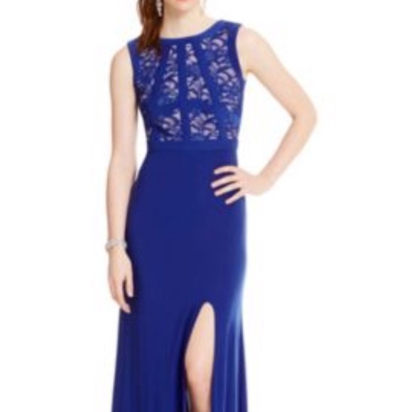 Morgan & Co. | Dresses | Royal Blue Special Occasion Prom Dress Size 34 ...